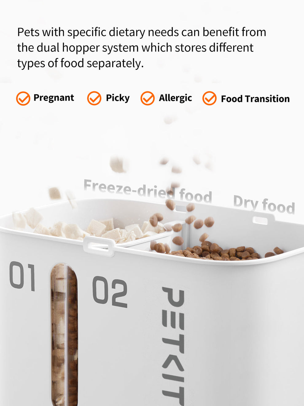 YumShare Dual-hopper with Camera – PETKIT Canada